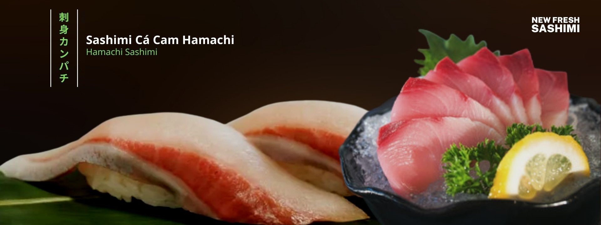 Sashimi Cá Cam Hamachi - Hamachi Sashimi